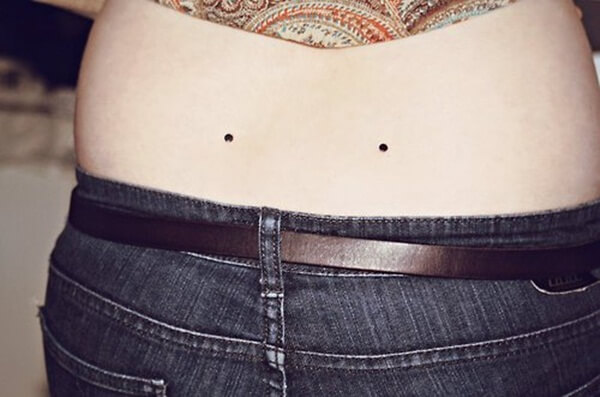60+ Hot Back Dimple Piercings Ideas for Your Summer Look - Border Tattoo