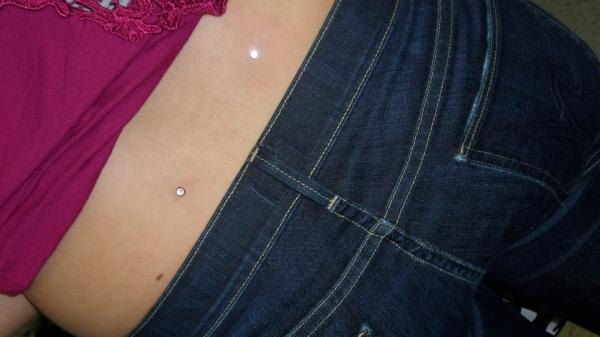 60+ Hot Back Dimple Piercings Ideas for Your Summer Look - Border Tattoo