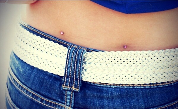 60+ Hot Back Dimple Piercings Ideas for Your Summer Look - Border Tattoo
