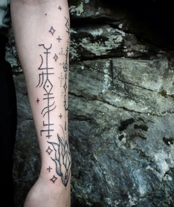 90 Glyph Tattoo Ideas With Meaning - Border Tattoo