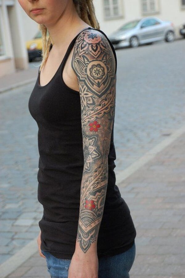 90 Tribal Tattoo Designs For Men And Women - Border Tattoo